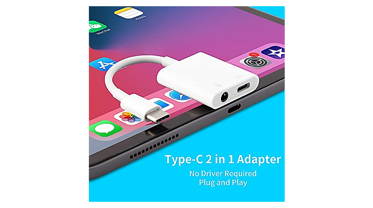 USB C to 3.5mm Audio Adapter, USB C Headphone Adapter and PD 60w ...
