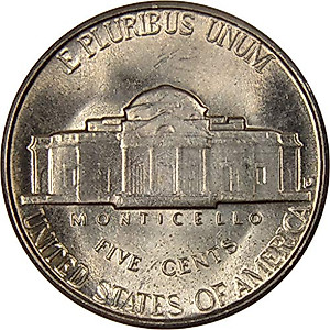 1950 D Jefferson Nickel 5 Cent Piece BU Uncirculated Mint State 5c US Coin