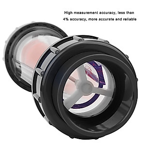 LZS-50（D）Liquid Flowing Rate Gauge 1-10 Tube Type Flowmeter 63mm/2.5in Liquid Flowing Meters Plastic Flat Interface Hydraulic Valve Fittings