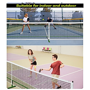 HolderProf 3.0 Pickleball Nets Set, 22 FT Pickleball Net Official Regulation Size, Portable Outdoor Pickleball Net System with Court Line Marker Set and Travel Bag Accessories for Official Size Court