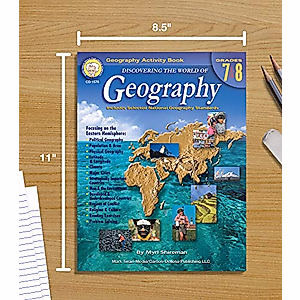 Mark Twain Geography Workbook, Geography for Kids Grade 7-8, Population, Political, Climate, Physical Geography of the Eastern Hemisphere, 7th Grade Workbooks & Up, Classroom or Homeschool Curriculum