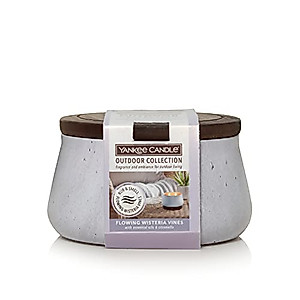 Yankee Candle Outdoor Candle, 10 oz, Light Purple
