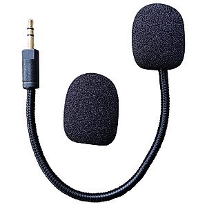 TNE Barracuda X Mic Replacement Detachable Game Microphone Boom for Razer Barracuda X PS4 Pro PS5 Xbox One X Computer PC Gaming Headsets 3.5mm Jack Noise Cancelling