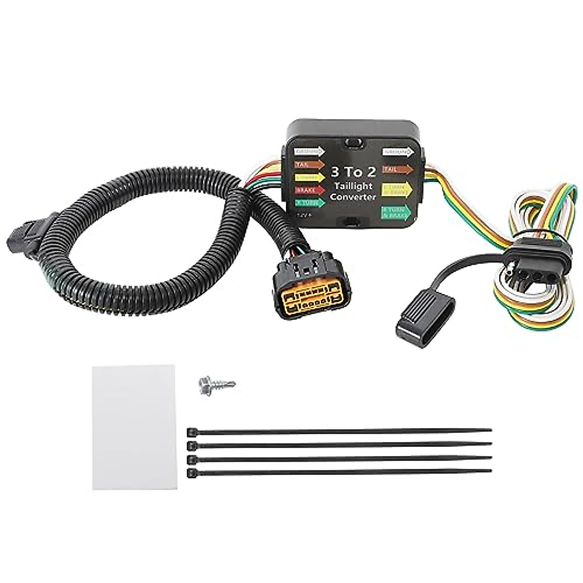 Oyviny Custom 4 Way Trailer Wiring Harness 56420 for 2019-2023 Hyundai Santa Fe/2020-2022 Palisade/2022-2024 Hyundai Santa Cruz/2022-2023 Tucson, for 2020-2022 Kia Telluride/2022-2024 Carnival