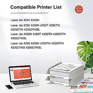 v4ink Compatible Toner Cartridge Replacement for 42X Q5942X Q5945X Q1338X Q1339X (1-Pack, High-Yield) work with LaserJet 4200 4250n 4250t 4250tn 4250dtn 4250dtnsl 4350n 4350t 4350tn 4350dtn 4350dtnsl Printer