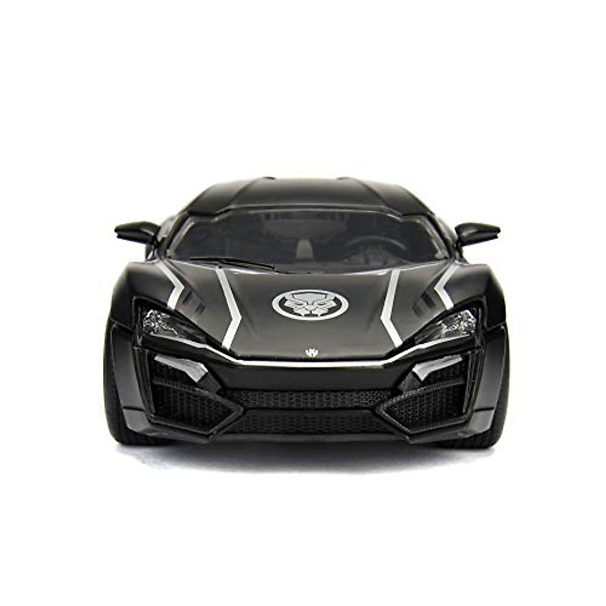 Jada Toys Marvel Black Panther & Lykan Hypersport Die-cast Car, 1:24 ScaleVehicle & 2.75 Collectible Figurine