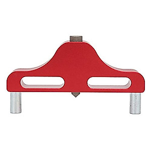 Woodworking Tool, Aluminum Alloy Exact Position Woodworking Accessories Woodworking Scriber, Hard And Durable Industrial for Woodworking(red)