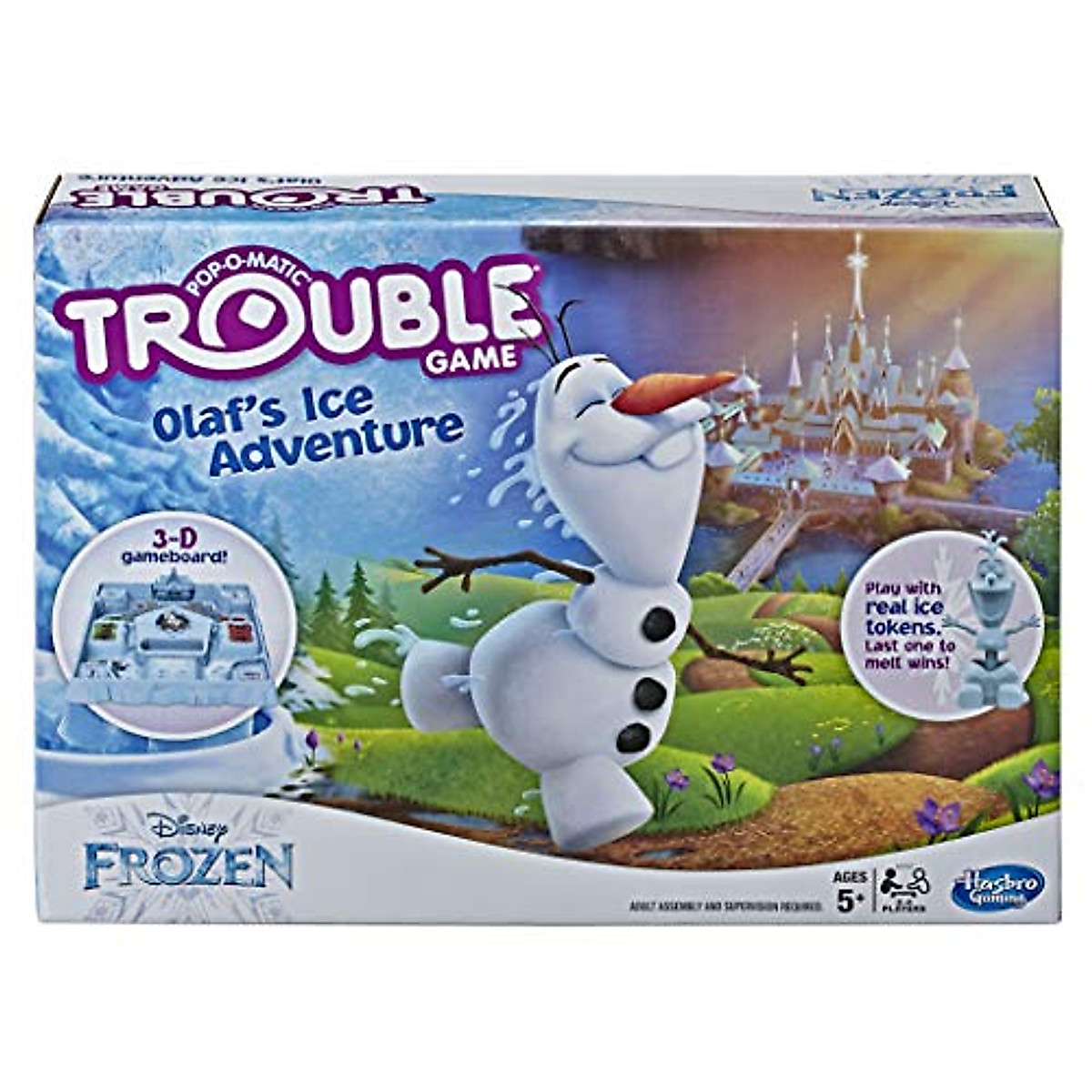 Hasbro Gaming Trouble Game Olaf's Ice Adventure