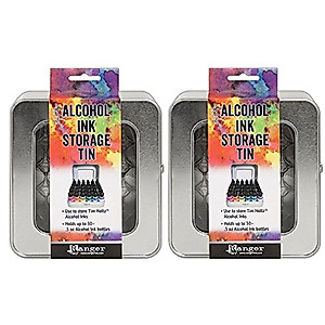 Tim Holtz Alcohol Ink Storage Tins - Pack of Two Tins