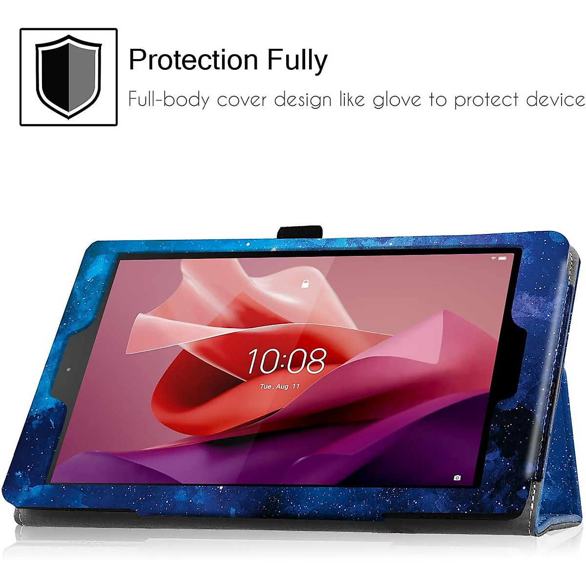Famavala Folio Case Cover for PREVIOUS Generation 8" Fire HD 8 Tablet [8th / 7th / 6th Generation 2018/2017 / 2016 Release ] (BlueSky)