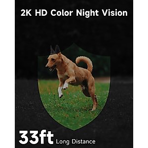 2K Security Cameras Wireless Outdoor 2Pack, Security Cameras for Home Security with 130° Wide View, Motion Detection Spotlight Siren, Color Night Vision, 2-Way Talk, Cloud/SD(up to 256GB), Work/Alexa