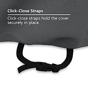 ANANMEI Waterproof Patio Chair Cover 4 Pack (37.5 W x 39.25 D x 38.5 H inches) for Outdoor Swivel Chair/Lounge Deep Seat Cover, Heavy Duty and Waterproof Outdoor Patio Furniture Covers, Grey