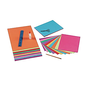 Tru-Ray Construction Paper, 50% Recycled, 9" x 12", Assorted Brights, Pack of 50