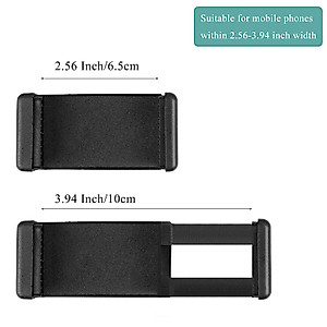 Guitar Bass Ukulele Headstock Cell Phone Holder, Live Broadcast Bracket Clip for iPhone Samsung Smart Phones, Mount for Close Up Home Music Recording