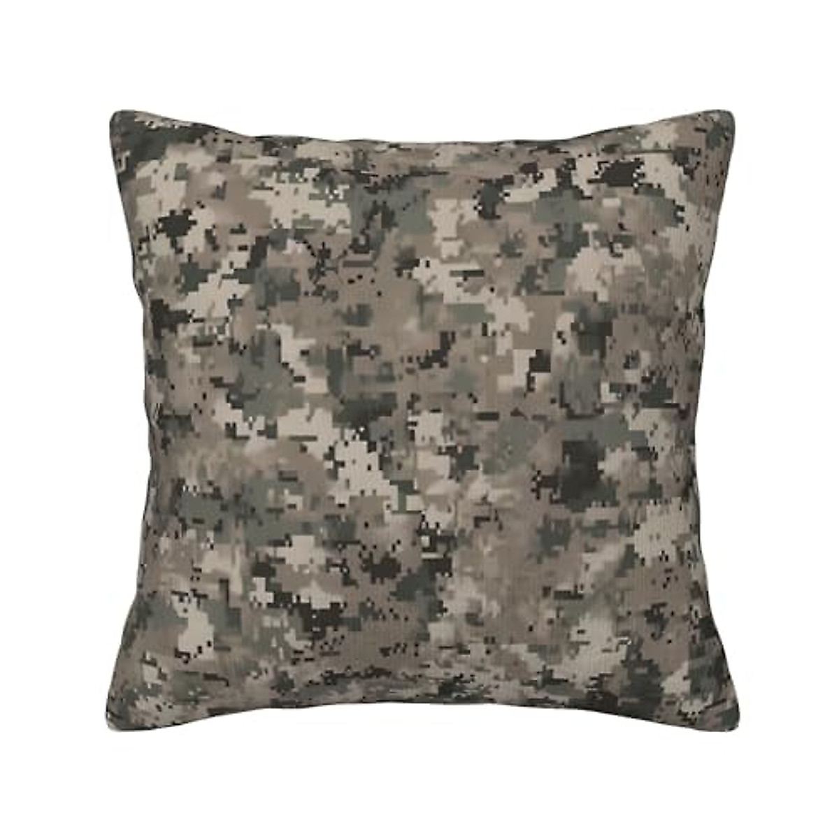 AdaNti Army Digital Camouflage Print Corduroy Throw Pillow Covers Soft Square Throw Pillow Case Home Decorations for Bed Sofa Living Room 16"x16"
