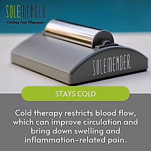 Solemender Cooling Foot Massager for Neuropathy & Plantar Fasciitis Relief | Freezable Foot Roller Machine to Improve Circulation and Feet Pain