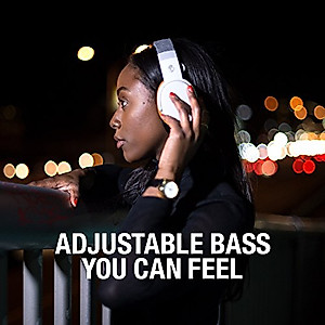 Skullcandy Crusher Over-Ear Wireless Headphones with Sensory Bass, 40 Hr Battery, Microphone, Works with iPhone Android and Bluetooth Devices - Grey/Tan (Discontinued by Manufacturer)