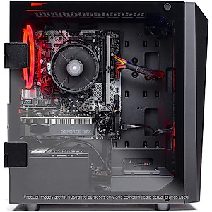 SkyTech Blaze II Gaming Computer PC Desktop – Ryzen 5 2600 6-Core 3.4 GHz, NVIDIA GeForce GTX 1660 TI 6G, 500G SSD, 8GB DDR4, RGB, AC WiFi, Windows 10 Home 64-bit