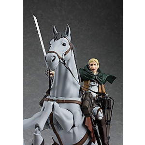 Max Factory Attack on Titan: Erwin Smith Figma Action Figure, Multicolor