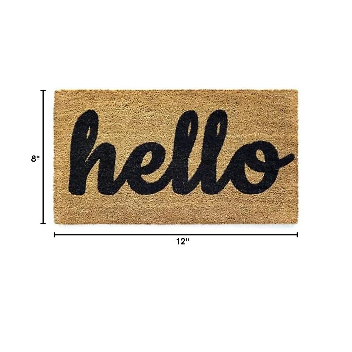 Children's Sized Door Mat for Play House - Kids Size Floor Mat (Hello)