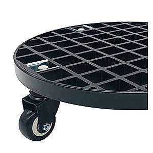 CLoxks Vase Bonsai Base Heavy Duty Plant Stand with Wheels, Round Plant Caddy On - Outdoor Flower Pot Rack On Rollers - Indoor Dolly Holder Rolling Bonsai Base (Size : Large)