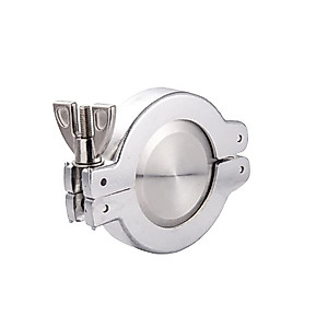 ENTERLIFE NW/KF-25 Blank Flange,Blind Flange Cap, Vacuum Fitting, 304 Stainless Steel Stopper(2 PACK)