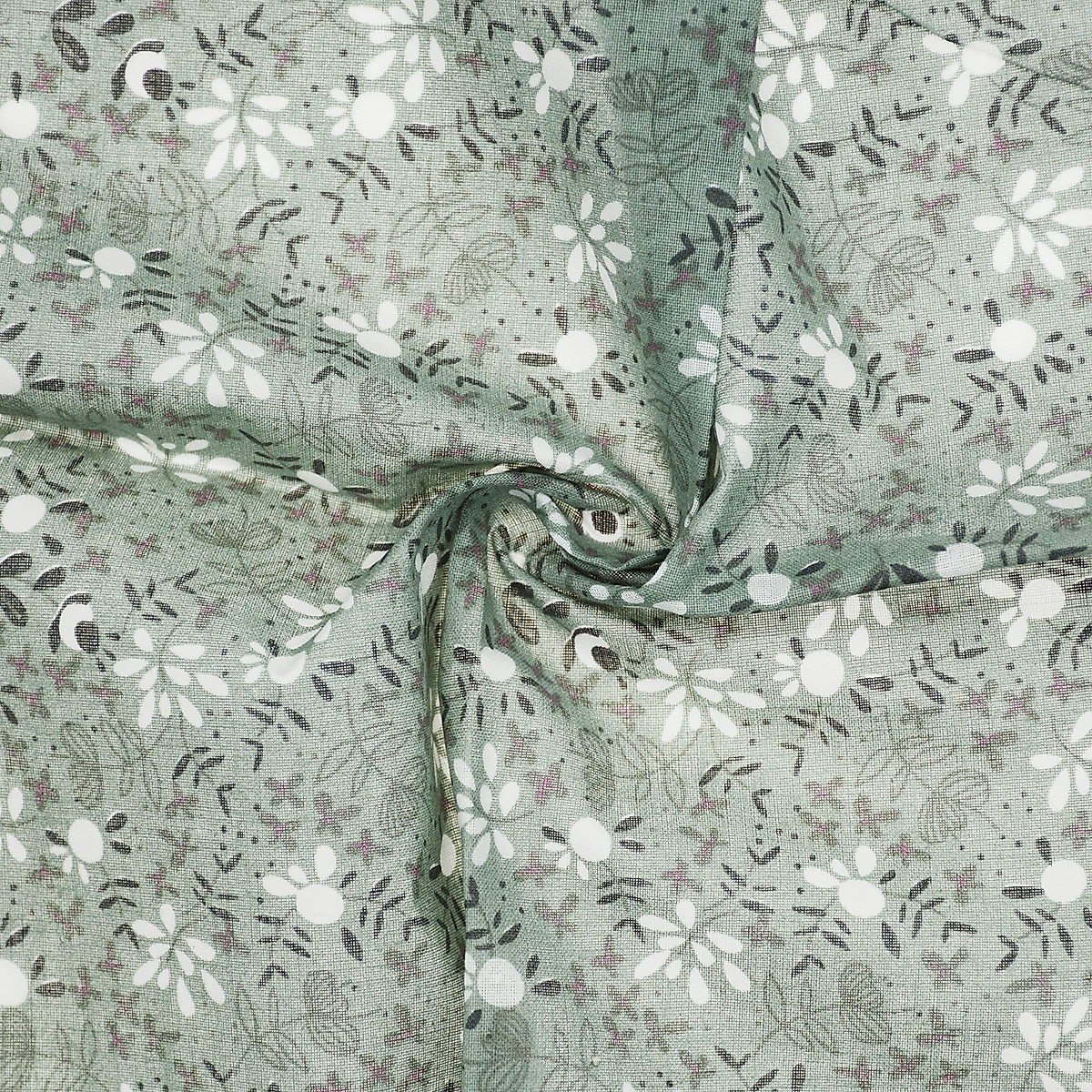 Pofik 7 pcs/lot Quilting Fabric Bundles,100% Cotton Fat Quarters Printed Craft Fabric, 20 x 20 inches (50cm x 50cm) Precut Squares Sheets for Patchwork DIY Craft Sewing (Grey)