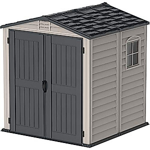 Duramax 30425 Storemate Plus Outdoor Storage Shed, Gray/Dark Gray