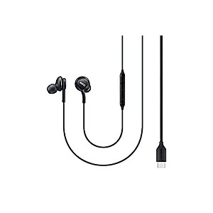Samsung EO-IC100BBEGUS Corded Type-C Earphones, Black (Renewed)