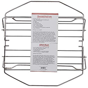 Norpro 275 Adjustable Roast Rack Nickel-plated, 11 inches, Silver