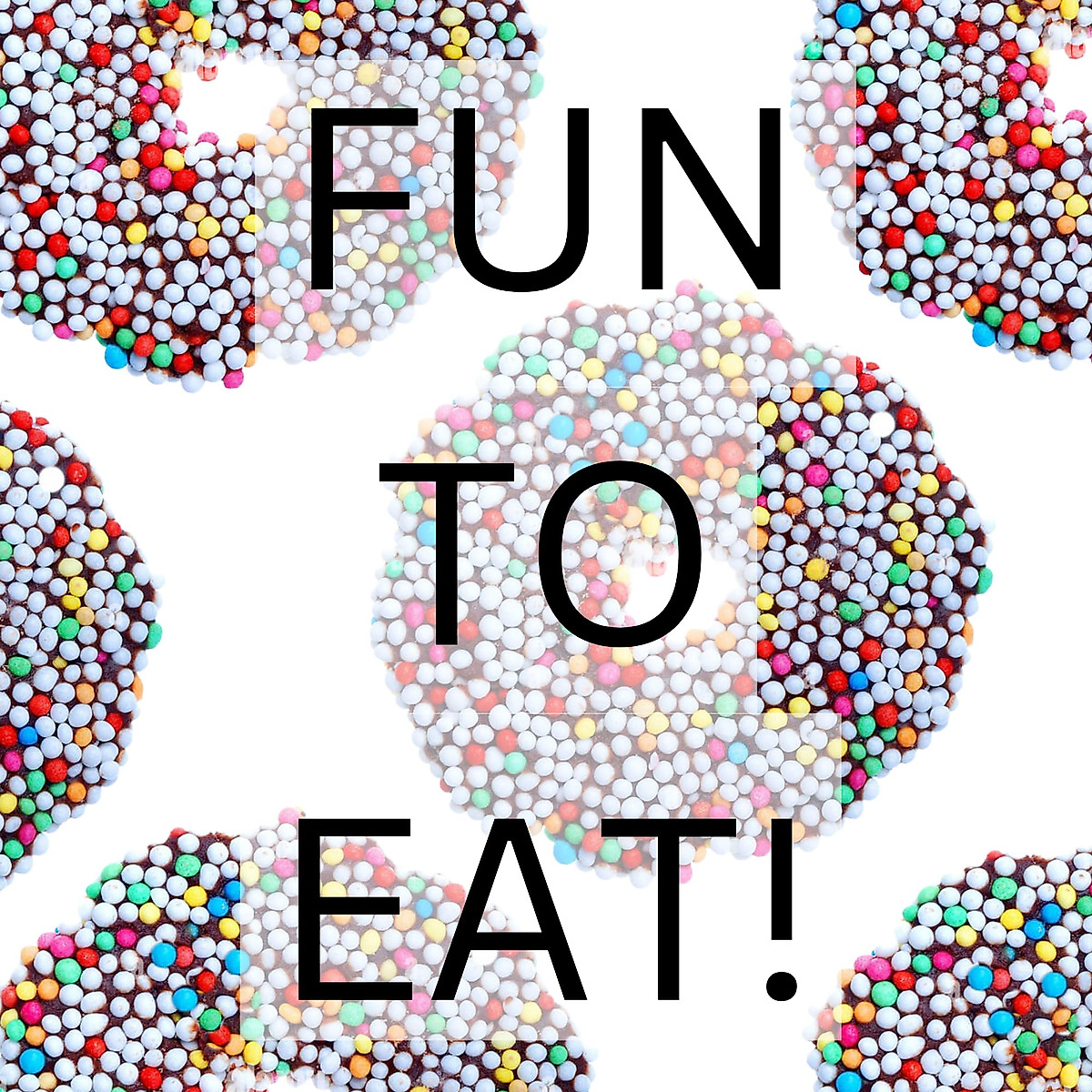 Needzo Hermann the German Chocolate Rings with Sprinkles, Ring Shaped Cookie Chocolates, Holiday Stocking Stuffers, Present Fillers, and More, 6.17 ounces