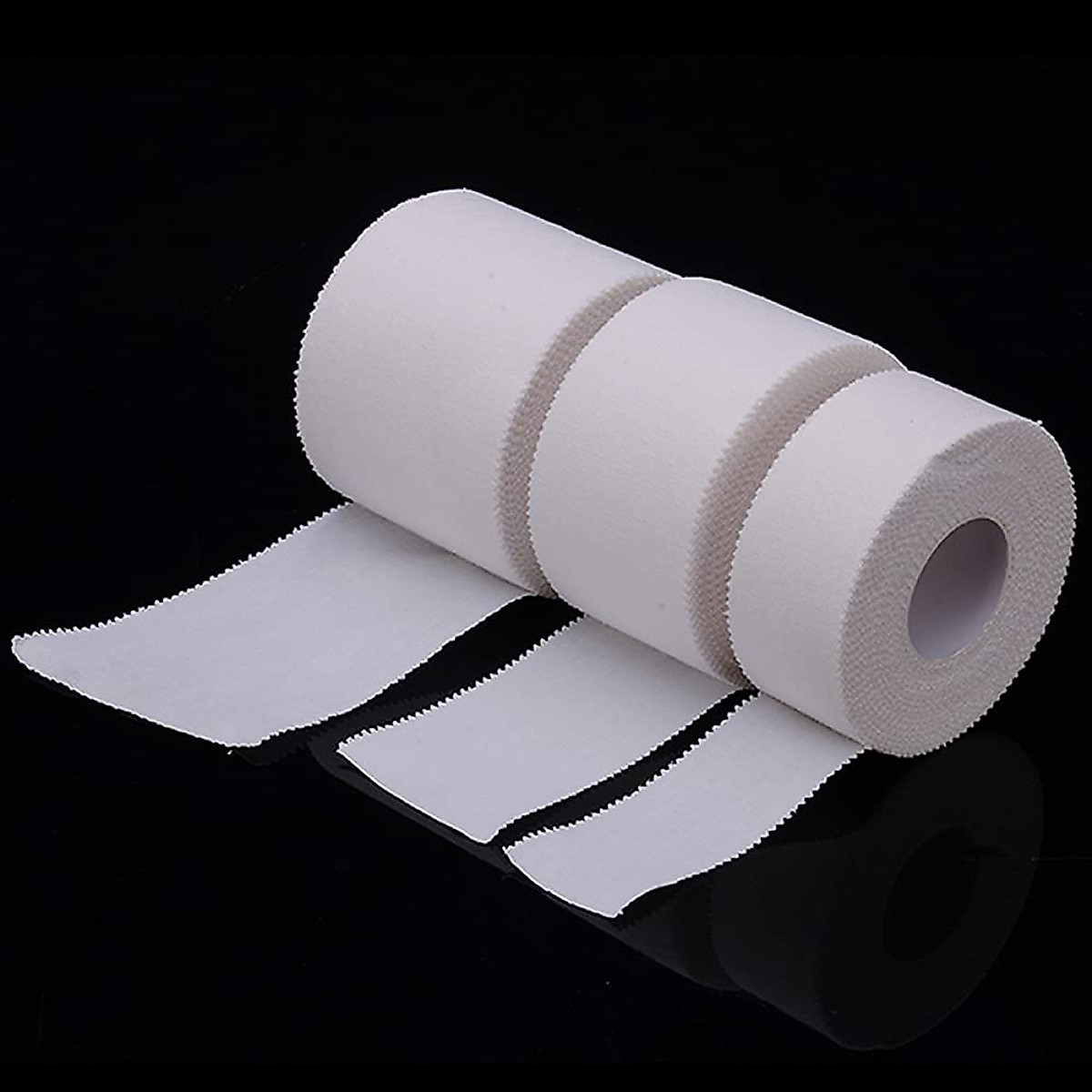 10M Length 50/38/25mm Cotton White Medical Tape Sport Binding Physio Muscle Elastic Bandage Strain Injury Support-50mm x 10m