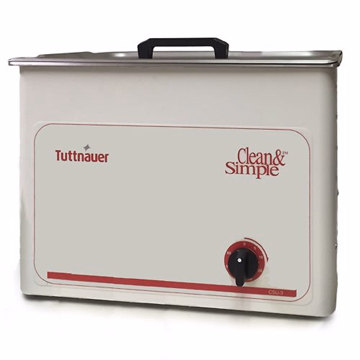 Tuttnauer USA CSU3H Ultrasonic Cleaning Machine with Heater Three Gallon Capacity