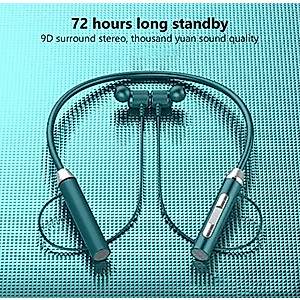 J01 Bluetooth Earphones Wireless Earbuds Magnetic Neckband Earphone Waterproof Sport Headset with Mic Noise Cancellation