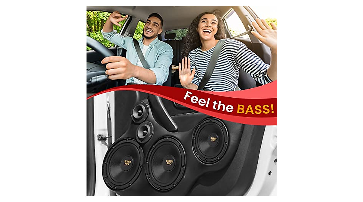 Pyramid 10 Inch Car Subwoofer - 500W High Power Sound System