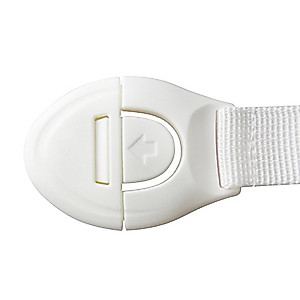 Child Lock Protection of Children Locking Doors for Children's Safety Kids Safety Plastic Protection Safety Lock (White)