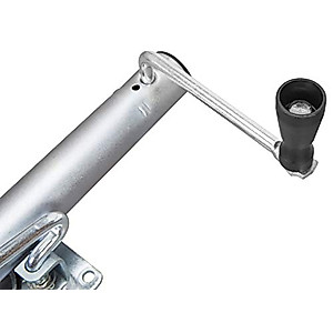 ROAD DAWG Boat Trailer Jack with Single Wheel 6 Inch,1000 Lbs Capacity Swing-Back Bolt-On Heavy Duty Swivel Tongue Trailer Jack,ATR39001MB