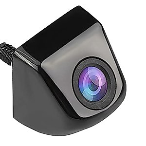Yoidesu Reverse Backup Camera, IP67 Waterproof Infrared Night Vision 170 Degree Car CCD Rear View Camera, Universal Color CMOS Imaging Chip Backup Parking HD Front View Camera(Black)