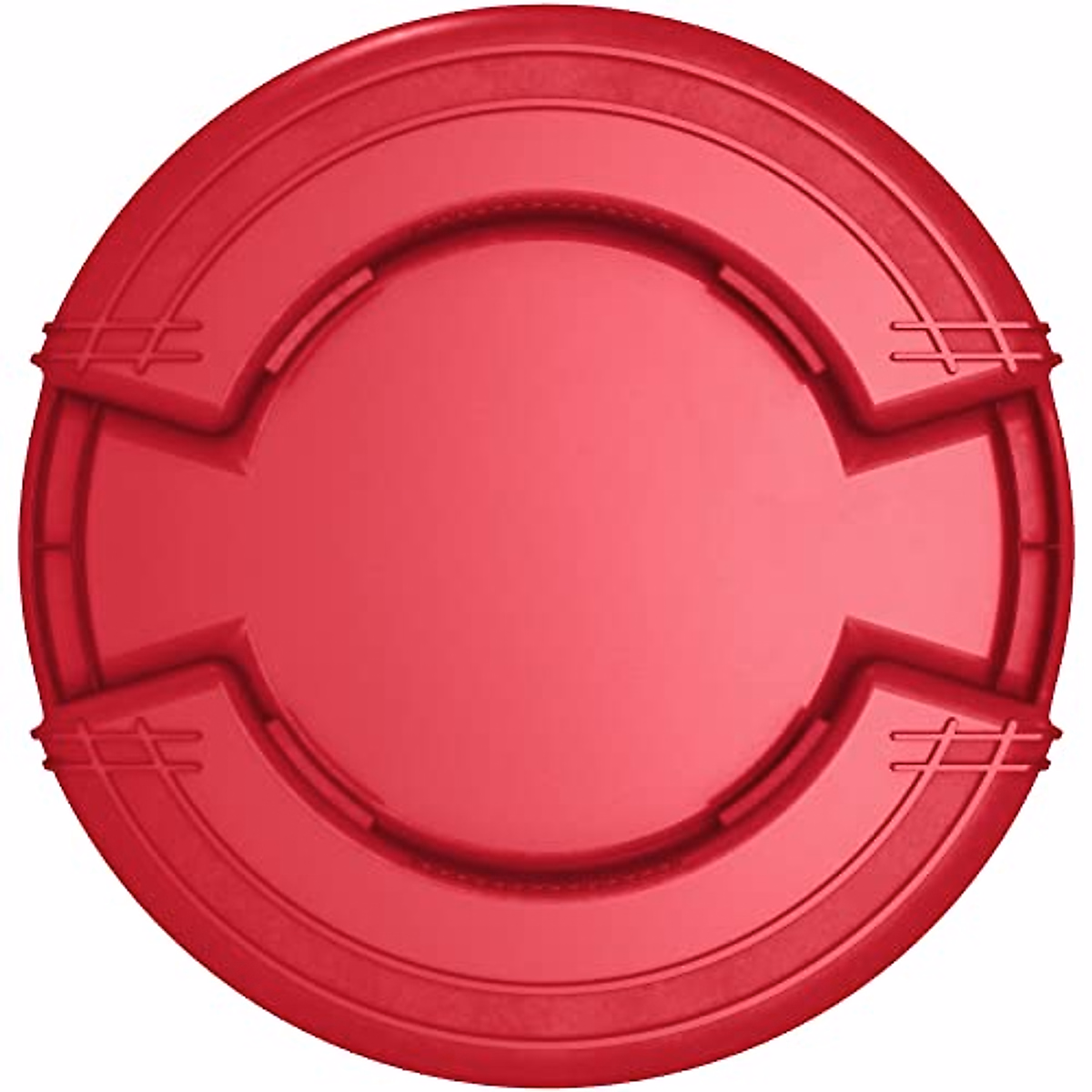 Carlisle FoodService Products Bronco Red 32 Gallon Round Waste Bin Trash Container - 84103205 - Pack of 4