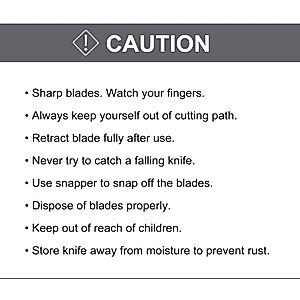 DORCO Professional Quality Utility Box Cutter Knife L302 - Solid Screw-Lock Safety System, Large Design, Retractable, Built-In Snap-Off Tool, Replaceable Carbon Steel Blade - 18mm