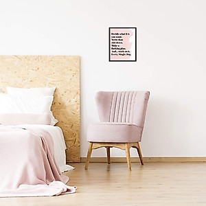 Sincerely, Not Motivational Quote Wall Art Print Poster - Decide What It Is That You Want -UNFRAMED- Modern Inspirational Home Office Artwork - Positive Affirmation Wall Bedroom Mantras