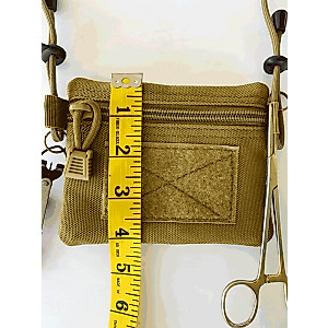 River Canyon - Pouch Lanyard with Nippers - This Fly Fishing Lanyard has a Water-Resistant Zipper Pouch, Nippers are Also Included. There is a Loop to Hang Your hemostat. Two More Rings to Hang Tools