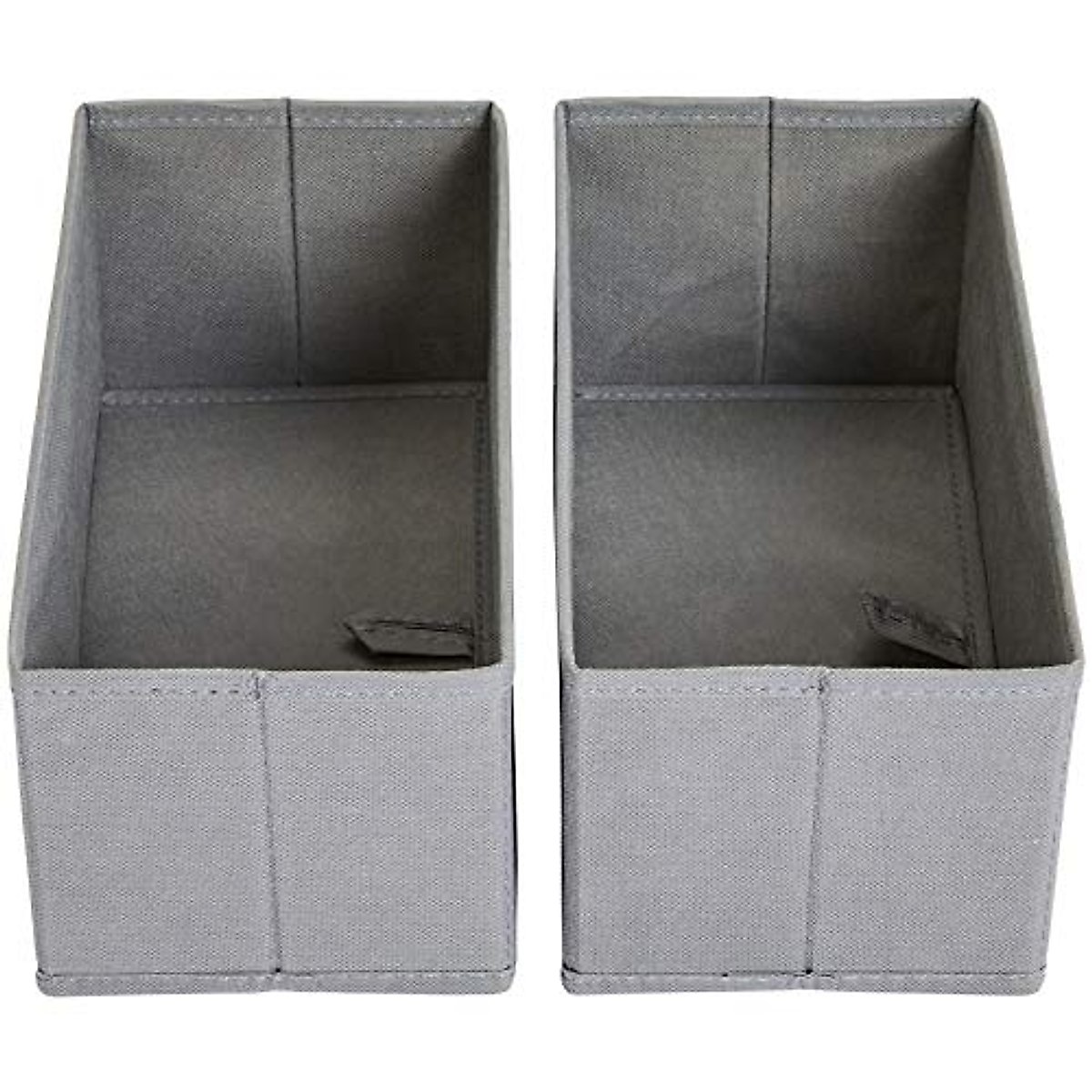 Amazon Basics Cloth Drawer Storage Organizer Boxes, Set of 6