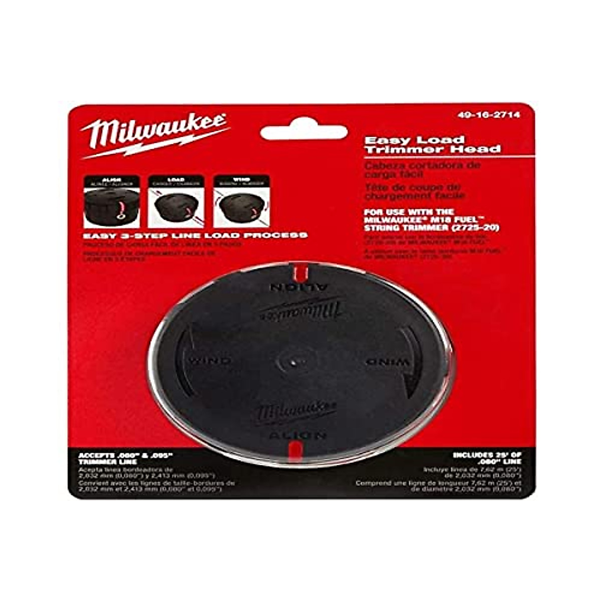 Milwaukee 49-16-2714 REPL EASYLD Trimmer Head