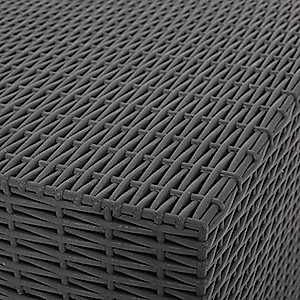 Christopher Knight Home 311164 Outdoor Conversation Sets, Dark Gray + Gray