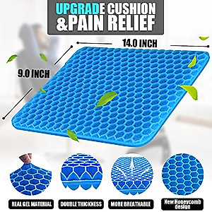 Ergonomic Foot Rest Under Desk, Adjustable 6 Height Office Foot Rest for Under Desk with Soft Comfort Gel Pad, Foot Rest Under Desk with Massage Surface, Soft Comfort Gel Pad for Leg Pain Relief