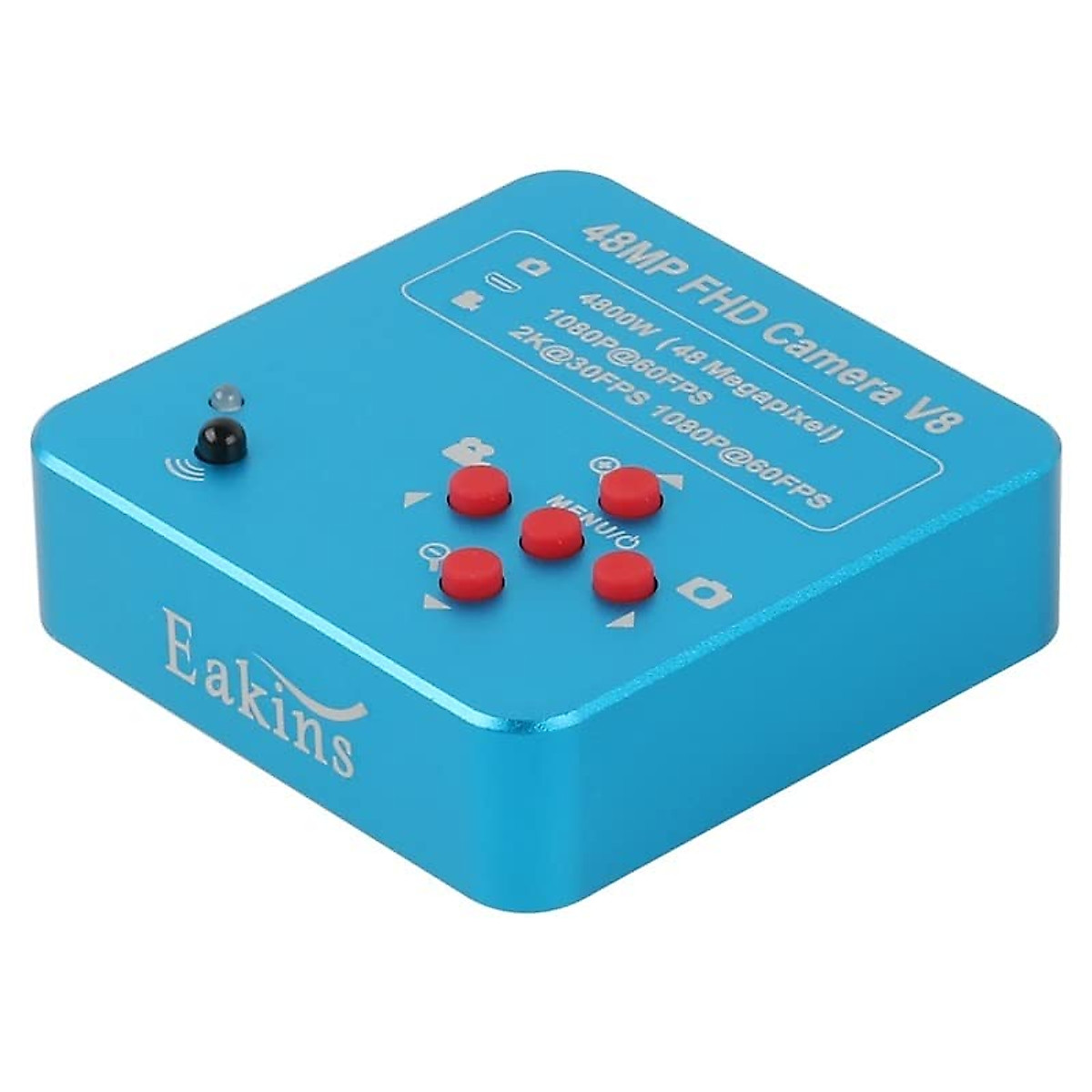 Handheld Digital Microscope Accessories 48MP 2K Video Microscope Camera, 100X 130X 180X 200X 300X 500X Monocular Lens 56 LED Light Microscope Accessories (Color : Camera)