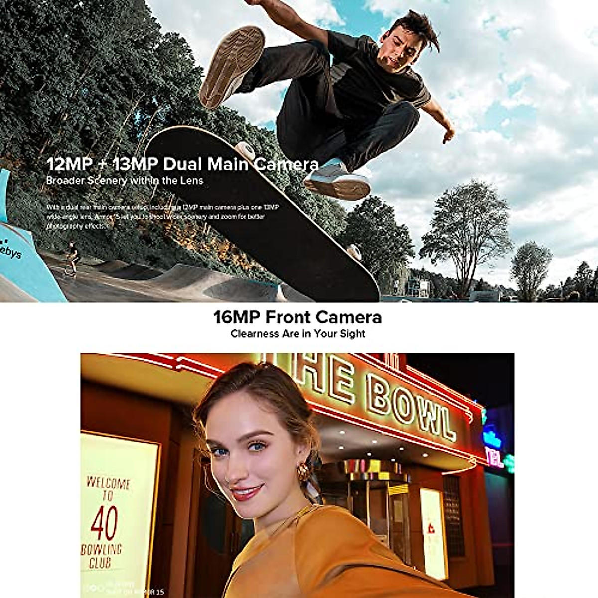 Ulefone Armor 15 Unlocked Rugged Smartphone 2023, Android 12 6GB+128GB Waterproof Cell Phone with Earbuds, 16MP + 8MP Camera, 5.45" HD+ Screen 6600mAh Battery Dual SIM 4G Rugged Phone NFC GPS OTG Red