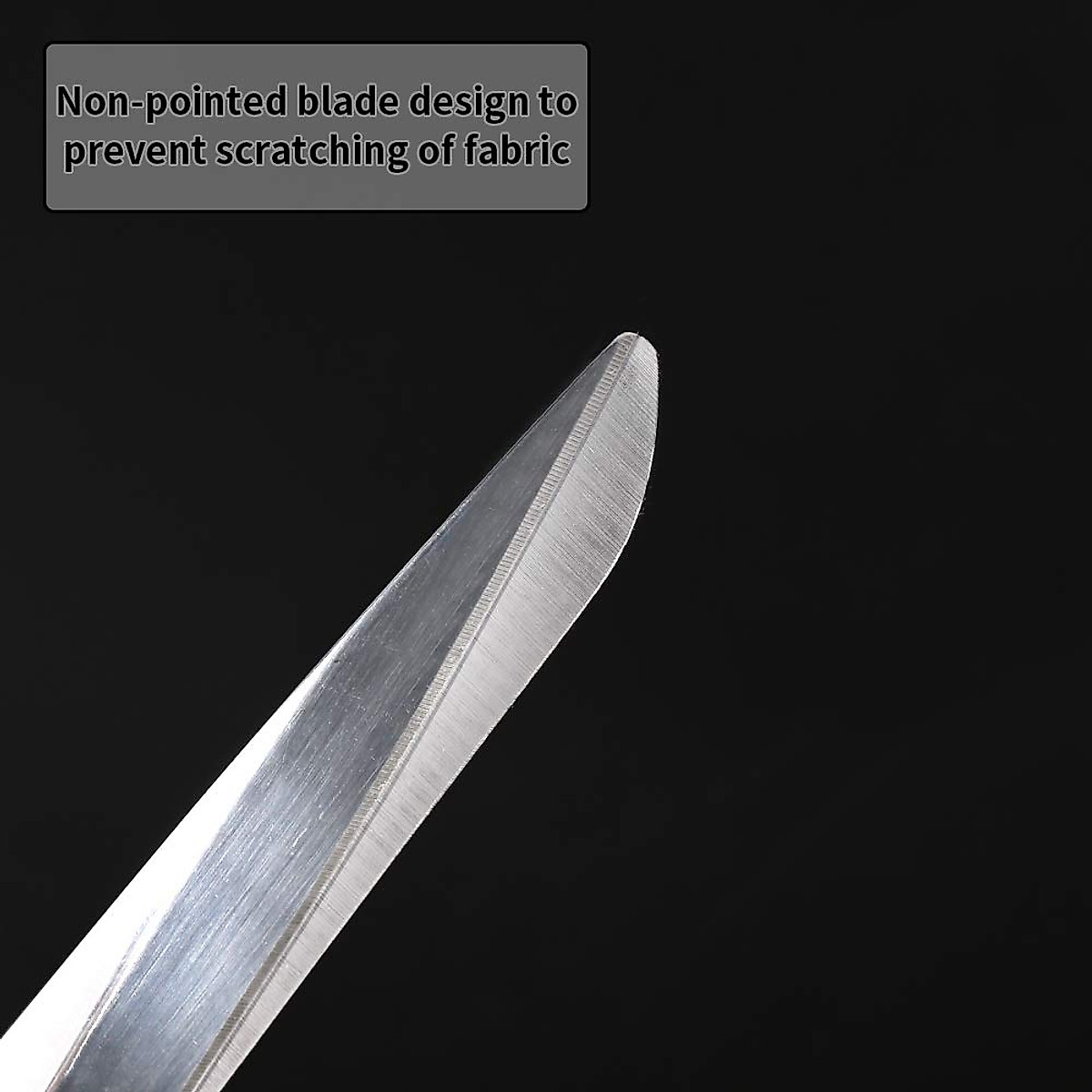 Newness Fabric Scissors, Heavy Duty All Metal Stainless Steel Craft Scissors, Multi-Purpose Professional Sharp Shears for Tailor Dressmaker Craft Cutting Cloth Leather Canvas Denim Paper, 6.5 Inch