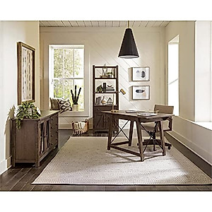 Riverside Furniture Sheffield Contemporary Wood Writing Desk in Rich Tobacco